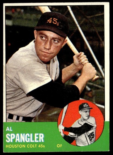 1963 Topps #77 Al Spangler BASEBALL Coly 45s | eBay