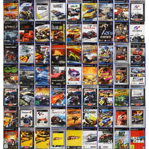 Sony Playstation 2 PS2 PAL Auto Motocross Rennspiele Racing Sammlung ...