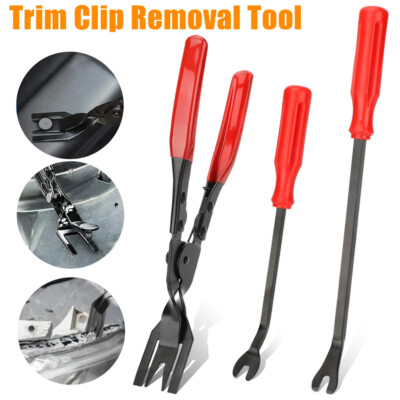 3PCS/Set Auto Trim Clip Remover Tool Removal Pliers Fastener Door Panel ...
