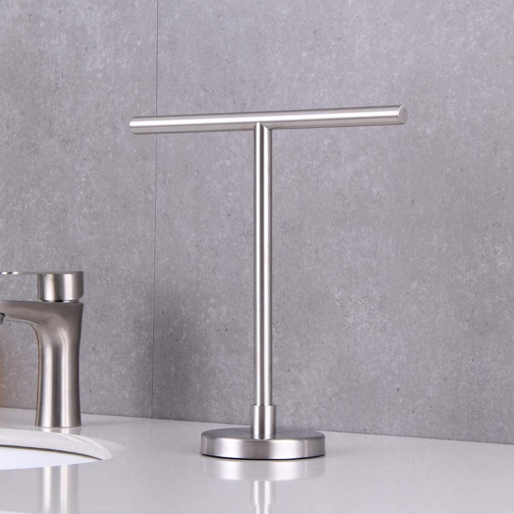 BEIGEEWY Modern Free Standing Countertop Hand Towel Holder Tree Rack ...