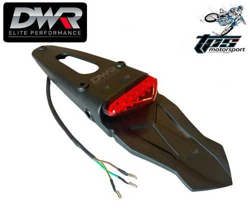 DWR NUMBER PLATE HOLDER TAIL TIDY LIGHT SUZUKI DR 125 200 350 DRZ 125 ...