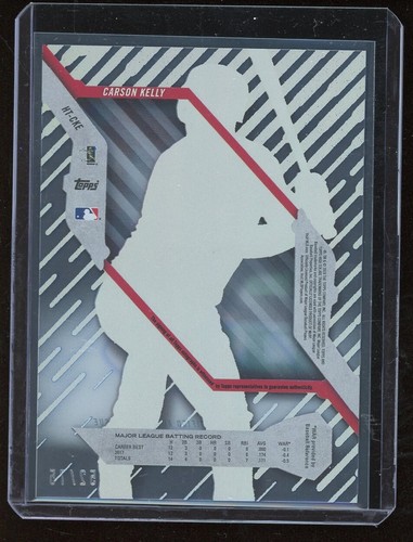 2018 Topps High Tek Carson Kelly 52/75 Blue Autograph | eBay