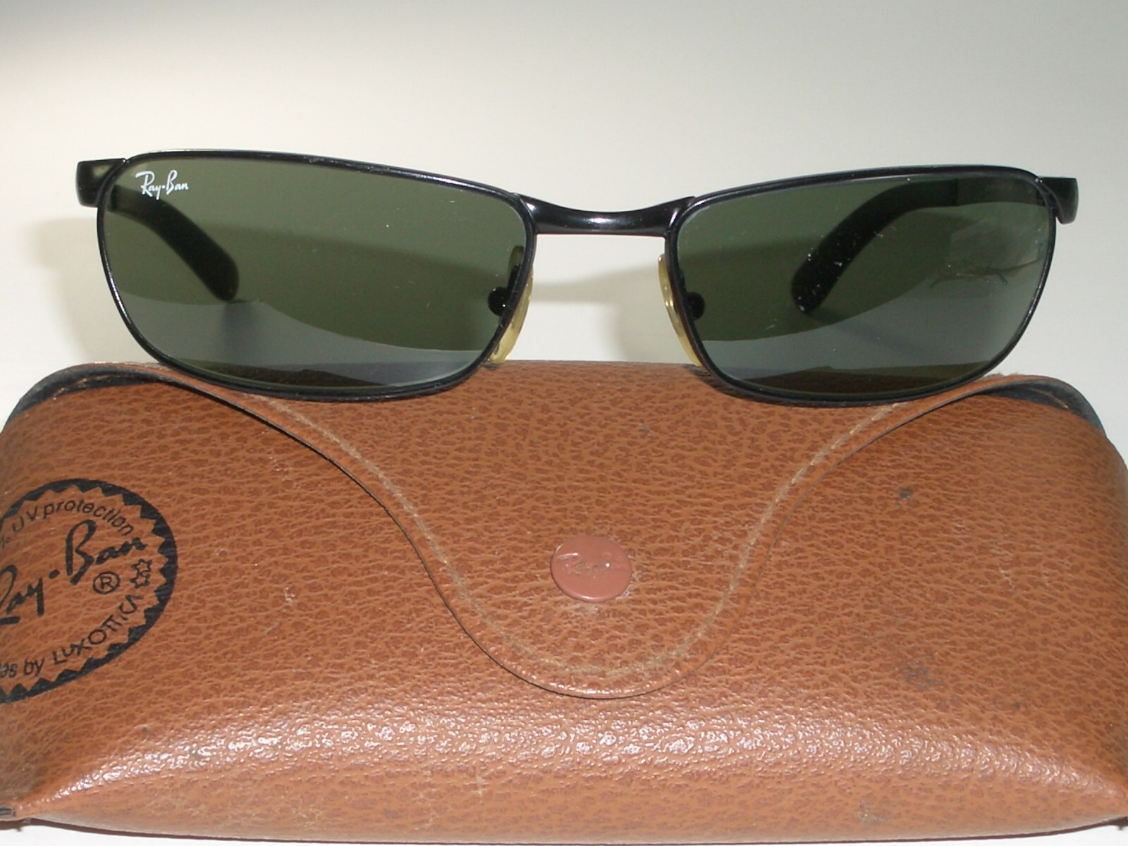 Ray Ban RB3190 Flight 58 18mm 006 G15 Black Metal Wraps Flex Hinges ...