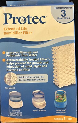 Protec WF813 Extended Life Humidifier Wicking Filter Replacement ...