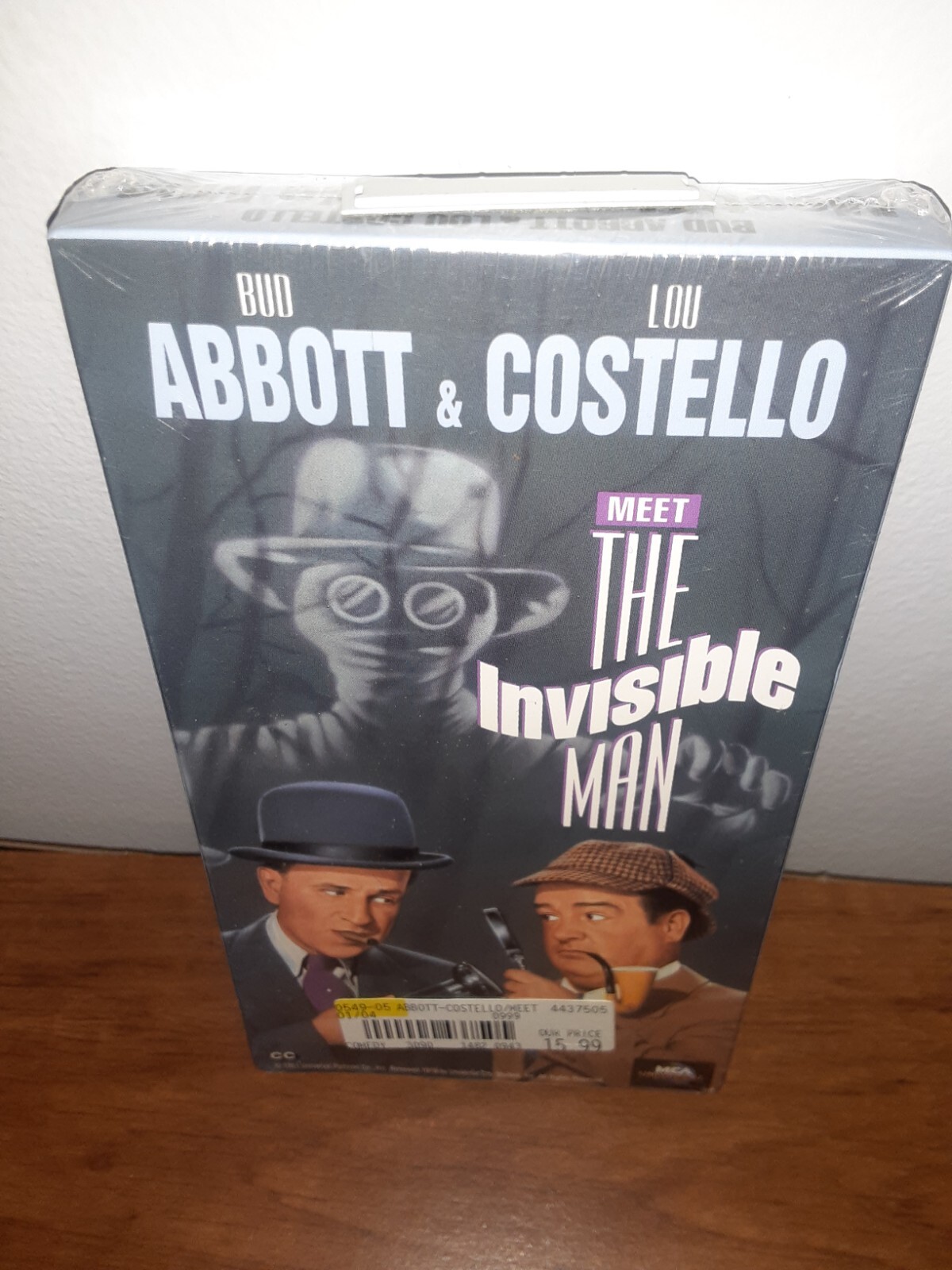 Abbott and Costello Meet the Invisible Man (VHS, 1992) for sale online ...