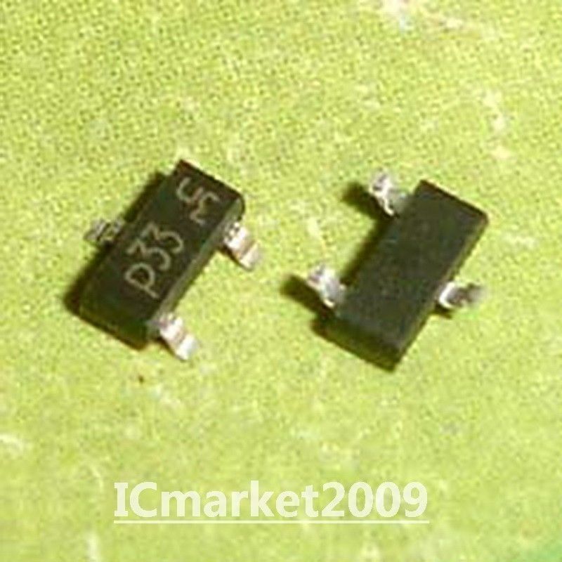 10 PCS PDTC143TT SOT-23 p33 t33 W33 PDTC143 NPN Resistor-Equipped ...