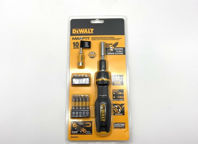 DEWALT DWHT66567 Max Fit Telescoping Ratcheting Multi-bit Screwdriver ...