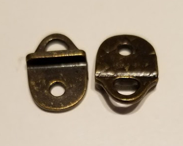 TierraCast - (2) Brass Oxide R&R Strap Tips - Creates a Link at Leather ...