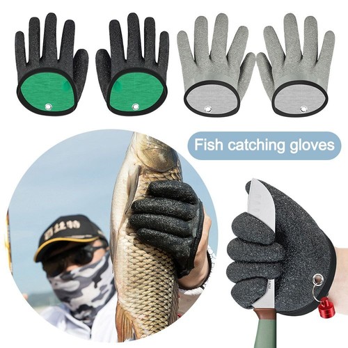 Durable Work Cutproof Glove Fish Grab Fisherman Protect Full Finger ...