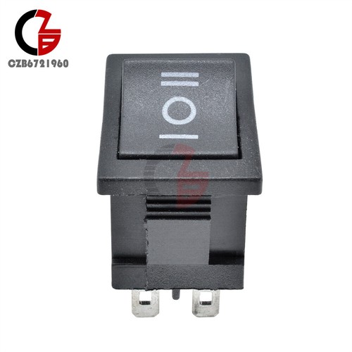 5PCS 6Pin DPDT ON-OFF-ON 3 Position Snap Boat Rocker Switch 6A/250V 10A ...