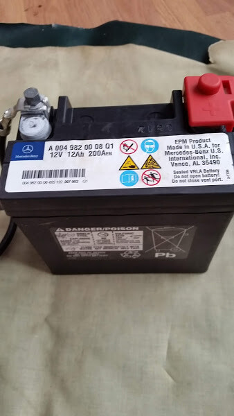 MERCEDES Ml 350 W166 2012 Auxiliary Battery A0049820008 for sale online ...