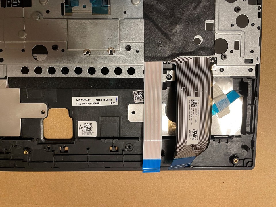 5M11A36281 Brand New Lenovo Thinkpad E15 Gen 2 Keyboard Bezel Palmrest ...