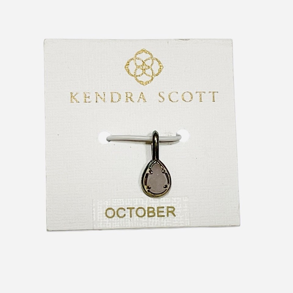 Kendra Scott October Birthstone Charm Teardrop Pendant | eBay