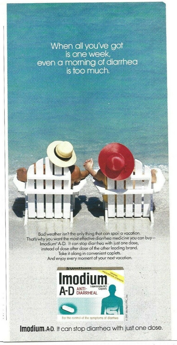 Imodium Memes Imodium AD Print Ad, Imodium Ad Magazine Ad, Anti