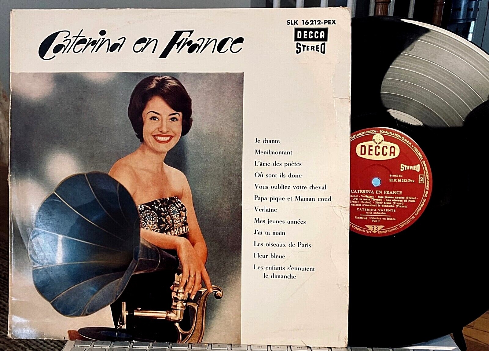 CATERINA VALENTE LP - Caterina En France - Decca SLK 16212-PEX, 1962 ...