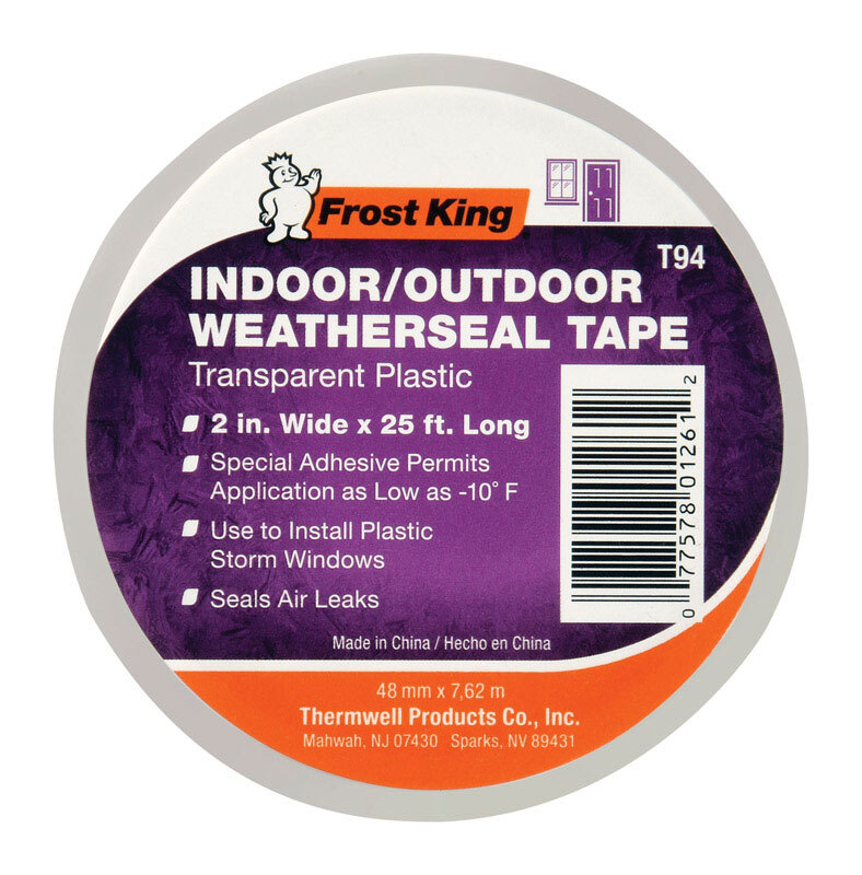 Thick Plastic For Storm Windows Frost King P1025 Clear Plastic