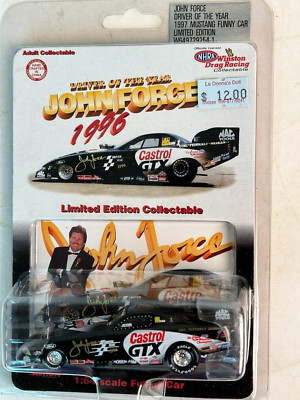 Action Racing NHRA 1:64 Scale 1997 Ford Mustang Funny Car, John Force ...