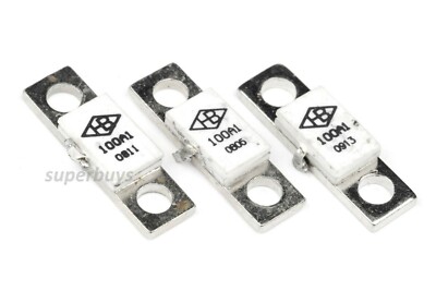 3pcs 100w RF High Frequency Flange Mount Power Resistor 50 ohm Dummy ...
