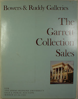 March '81 The Garrett Collection Auction Catalog with Prices Realized ...