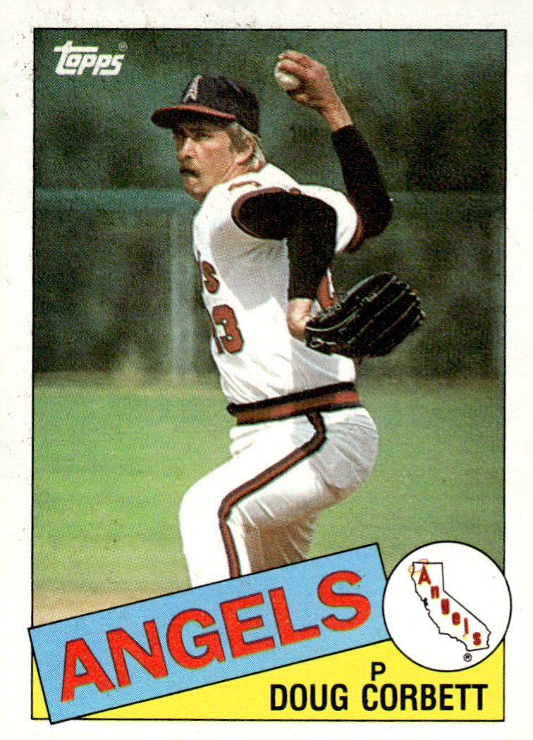 1985 Topps #682 Doug Corbett - California Angels | eBay