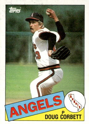 1985 Topps #682 Doug Corbett - California Angels | eBay