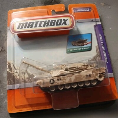 Matchbox 2010 Real Working Rigs Abrams M1A1 Tank MBT Desert Tan ...