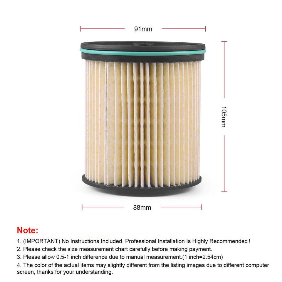 Fuel Filter Kit w/O-Rings For 17-20 Chevy GMC Pro TP1015 23304096 | eBay