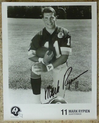 MARK RYPIEN - SIGNED / AUTOGRAPHED - 8x10 PHOTO - WASHINGTON REDSKINS ...