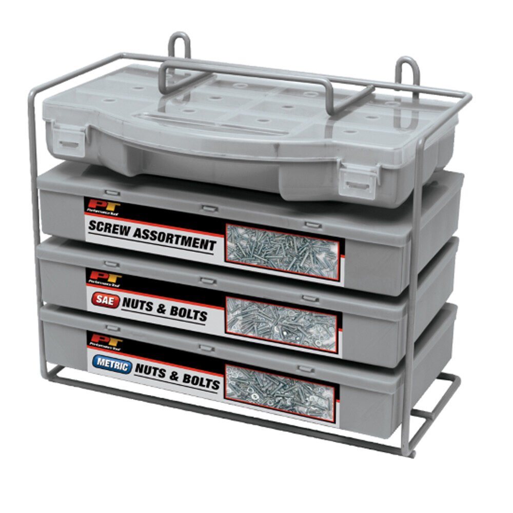 1200pc Wilmar Performance Tool Nut, Bolt & Washer Assortment Set SAE ...