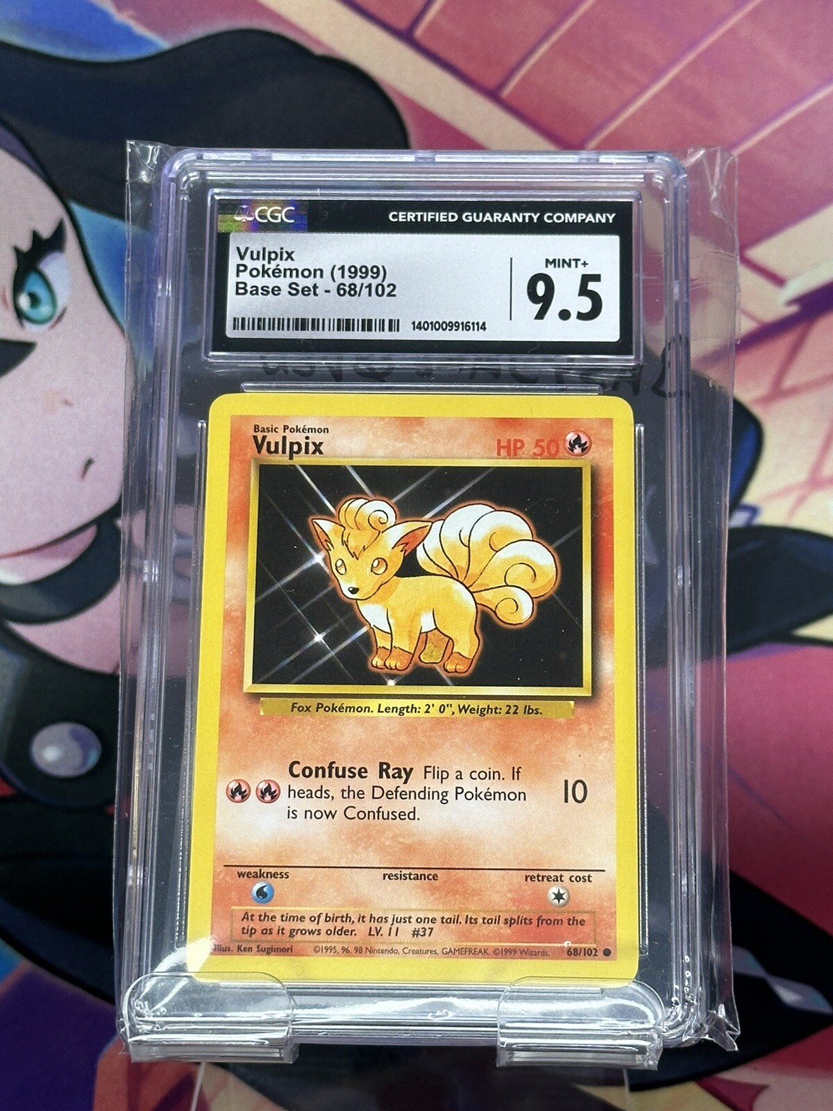 💕 1999 POKÉMON #68 VULPIX CGC 9.5 Mint + BASE SET | eBay