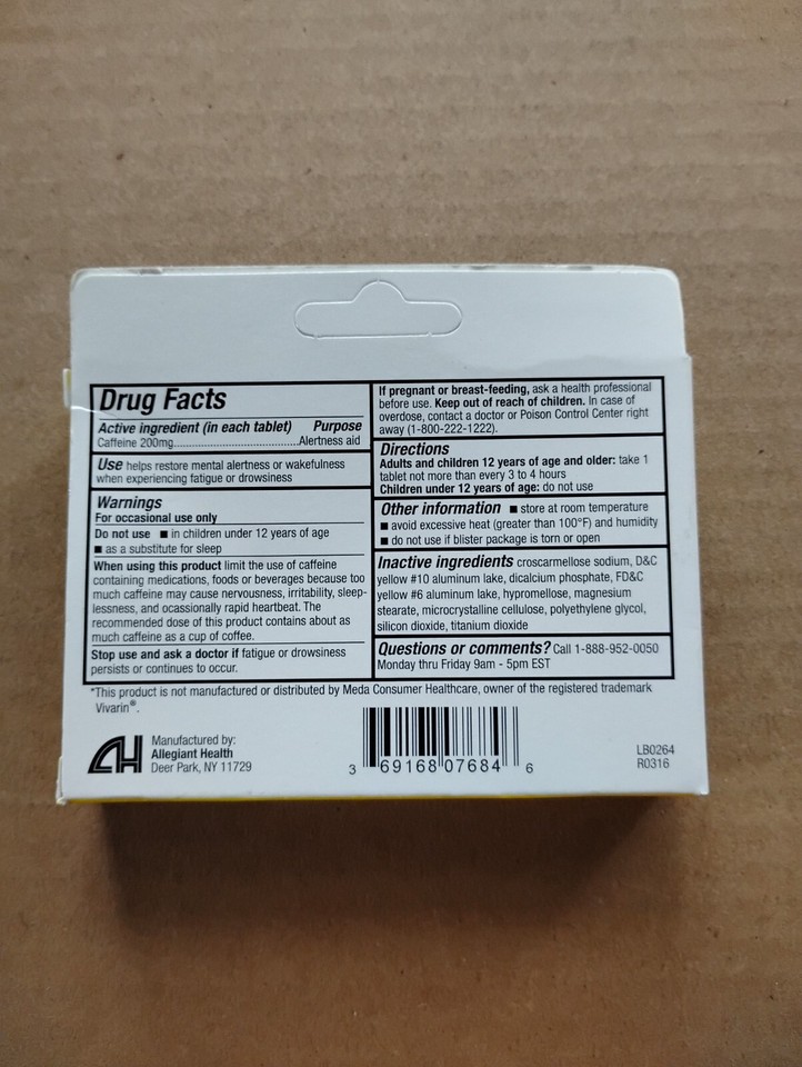 Lot of STAY AWAKE max strength (6 boxes x16 tabs = 96 tc) -- READ ...