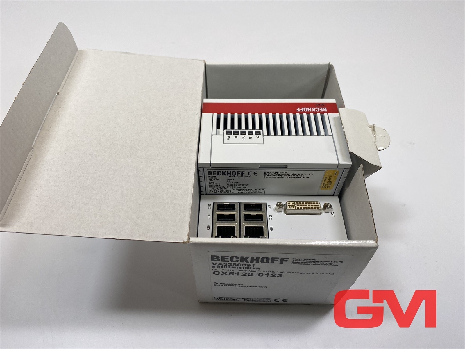 Beckhoff CPU CX5120-0123 Base Unit CX5120-0125 HW 2.8 + CX1800 Win ...