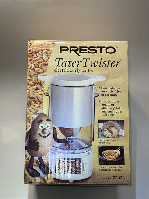 Presto Tater Twister Electric Curly Cutter Slicer - 02933 for sale ...