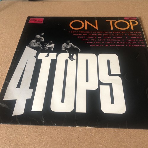 Four 4 Tops - On Top Album LP 12" Record Vinyl Tamla Motown 1966 TML ...