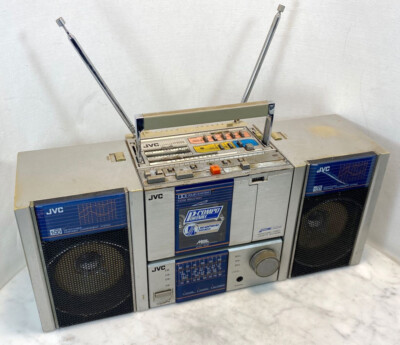 Vintage JVC Detachable Stereo Boombox. Portable Radio + Walkman AUX PC ...