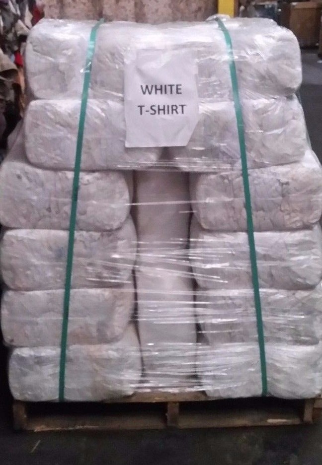 25 lb. Compressed Bag of White T-shirt Rags | eBay