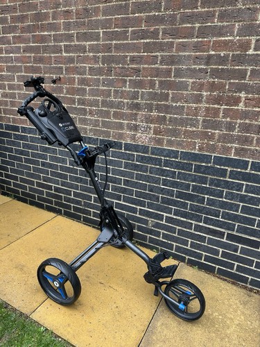 MotoCaddy Cube Golf Push Pull Trolley Collapsible Foldable 3-Wheel ...