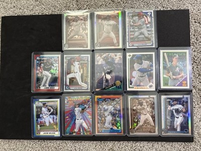 13 Baseball Cards Lot Inserts Refractor Parallels Rookie RC Mojo 1st ...