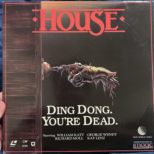 House 1985 Laserdisc Horror Movie William Katt Kay George Wendt Rare ...