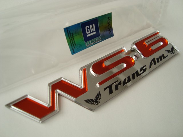 Super & HUGE Sunset Orange Pontiac Trans Am Ws6 Emblem Firebird CETA ...