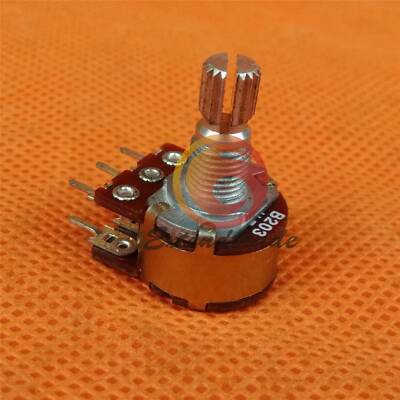 2pcs RD1480-02B 15mm 20K OHM Linear Dual Taper Rotary Potentiometers ...