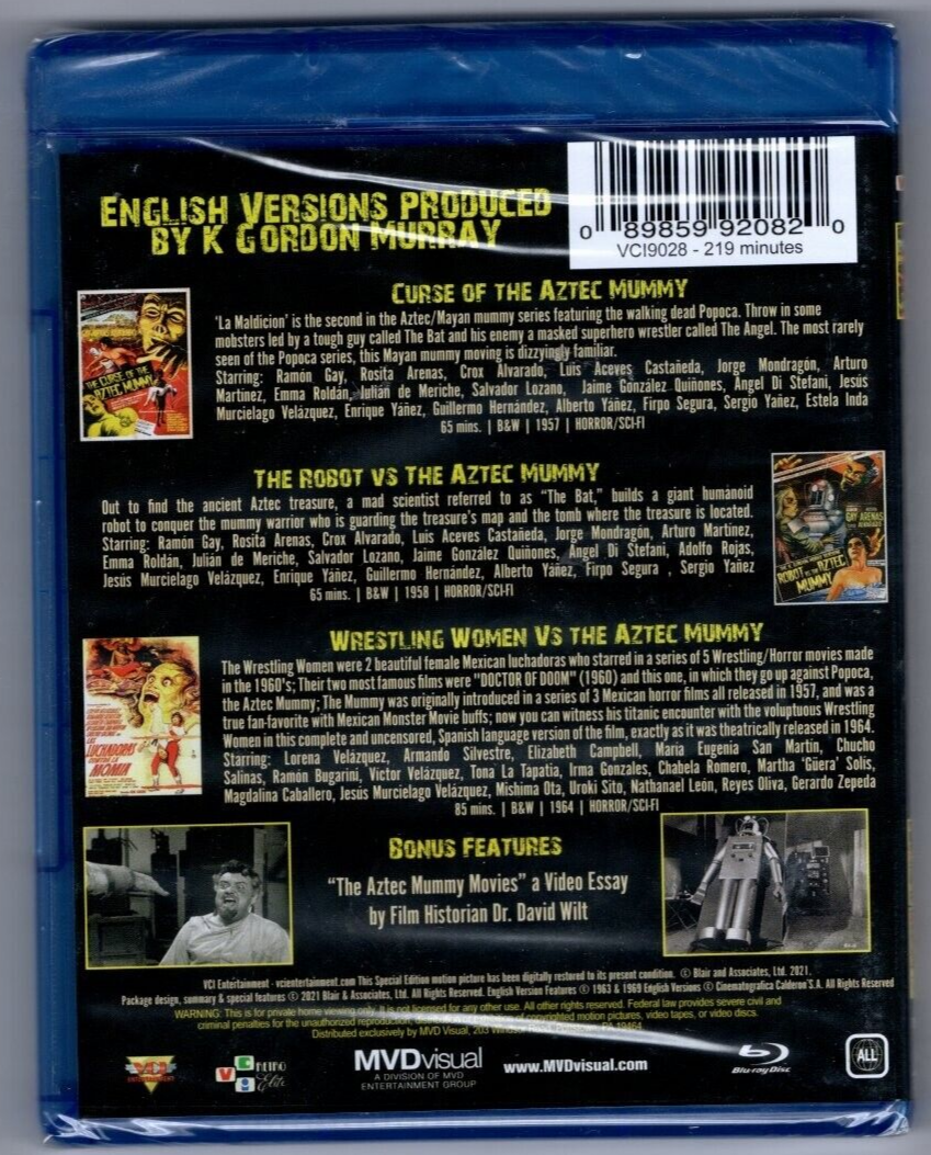 The Aztec Mummy Collection (Blu-ray, 1957) for sale online | eBay
