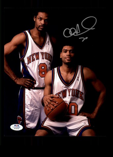 Allan Houston Signed 8x10 Photo New York Knicks w/ Sprewell Image #13 ...