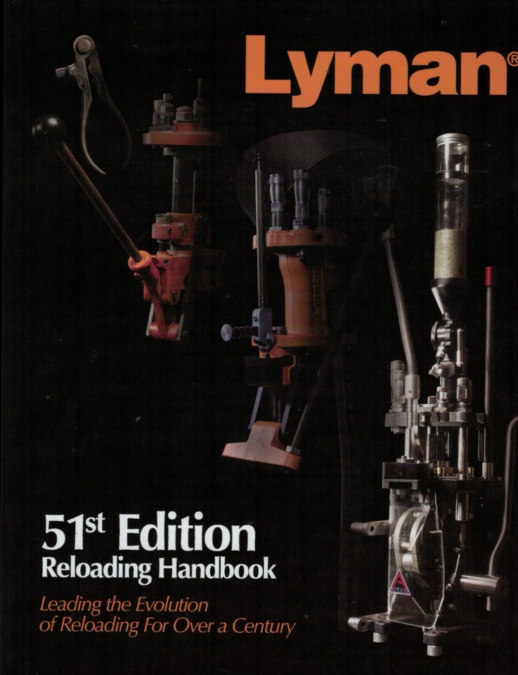 Lyman 51st Reloading Manual SOFT COVER Book Latest Edition 9816053 FAST ...