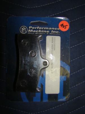 Performance Machine brake pads Harley Softail FXR Dyna FL 0051-1602SA ...