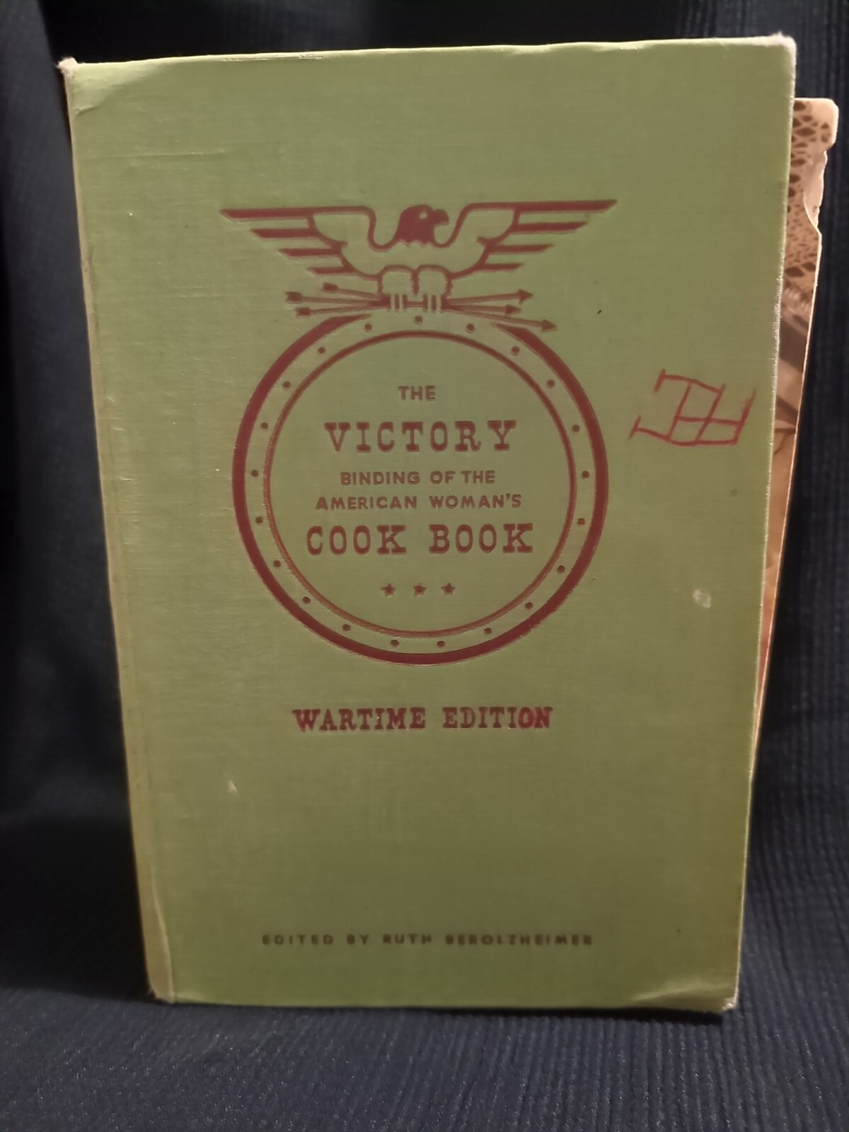 WWll Victory Binding of the American Woman's Cook Book Wartime Edition ...