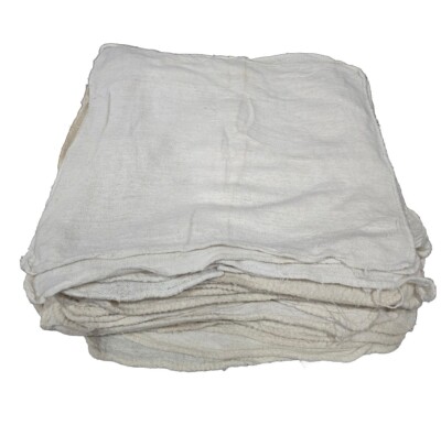 Shop Rags White 50 Pc. | eBay