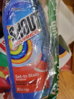1 PACK Shout Advanced Stain Remover Ultra Concentrated Gel Scrubber 8.7 ...