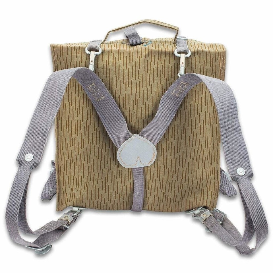 East German NVA Rucksack Strichtarn Camo Field Pack Raindrop Backpack ...