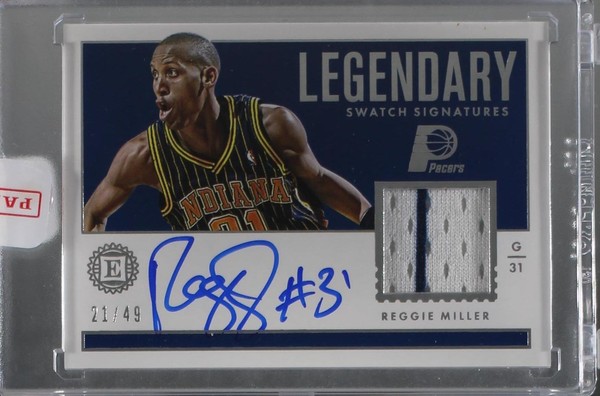 2017-18 Panini Encased - Legendary Swatch Signatures #LS-RML Reggie ...